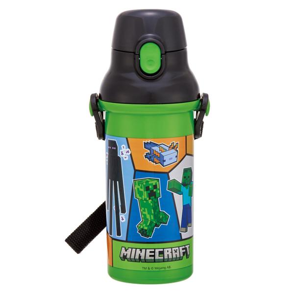 サイズ/約幅9.5×奥行7.9×高さ21cm重量/約137g容量/約480ml内容量/1個（本体、名前シール）材質/キャップ：飽和ポリエステル樹脂本体・蓋・ベルト：ポリプロピレンパッキン：シリコーンゴムバネ・ピン：ステンレス生産国/日本製パ...