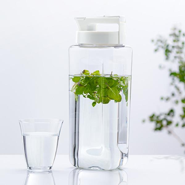 サイズ/約幅11.7×奥行10.3×高さ30.5cm重量/約280g容量/約2.1L内容量/1個材質/本体：AS樹脂フタ：ポリプロピレン中栓・ロック：ＡＢＳ樹脂パッキン：シリコーン生産国/日本製食器洗い乾燥機/使用不可●ドアポケットの狭い空...