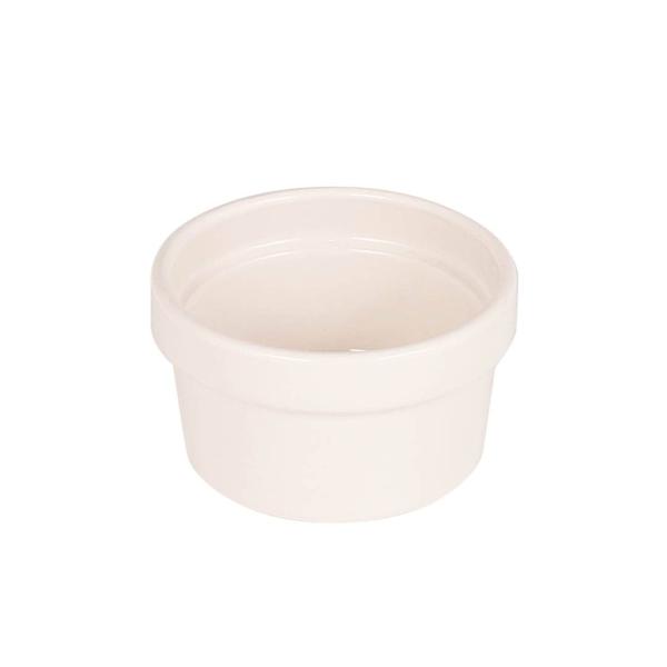 サイズ/約高さ5.2cm直径：約9cm重量/約170g容量/約180ml内容量/1個材質/ストーンウェア生産国/中国製耐熱温度差/150度食器洗い乾燥機/使用可能電子レンジ/使用可能オーブン/使用可能●厚みと重みがしっかりとあるラメキンです...