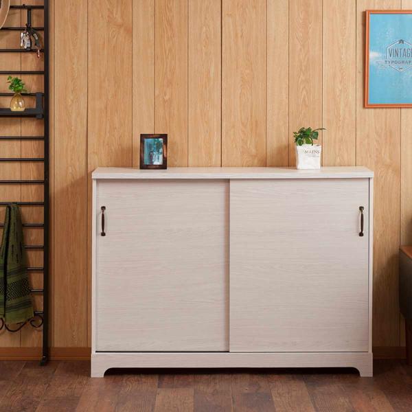 サイズ/約幅110×奥行30×高さ89cm重量/約35kg内容量/1台付属品：可動棚4枚材質/強化プリント紙化粧繊維板生産国/中国製天板耐荷重/20kg棚板1枚あたり耐荷重/5kg組立状態/お客様組立品●キッチンカウンターの下に置ける収納キ...