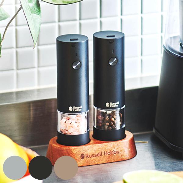 サイズ/約幅11.5×奥行6×高さ15cm本体1本あたり：約幅4×奥行4×高さ14cm重量/約420g本体1本あたり：約180g内容量/電動ミル×2台付属品：充電用USBケーブル（Type-C）、キャップ、スタンド、ブラシ材質/ステンレス、...