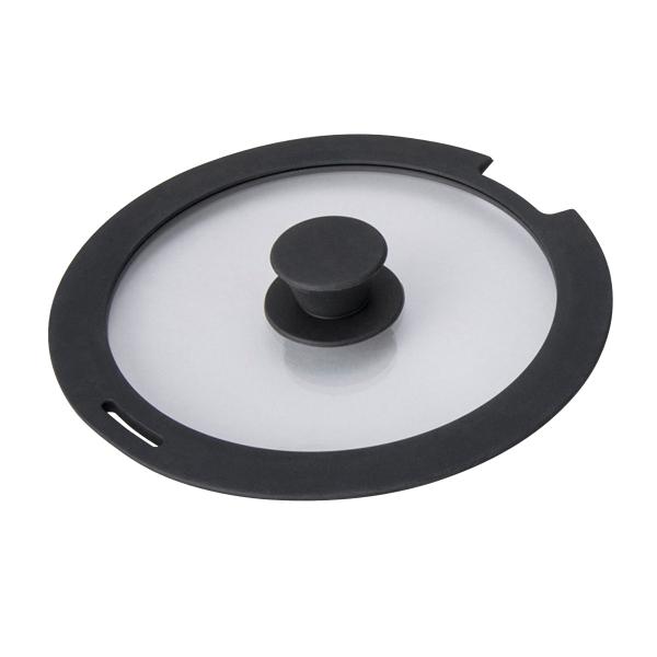 サイズ/約幅23×奥行23×高さ3.5cm重量/約490g内容量/1個生産国/中国製食器洗い乾燥機/使用不可●「キャストバリウス」シリーズの深型フライパン22cm（ガス火・IH）に対応しているガラス蓋です。●透明なガラス蓋なので、中身が見や...