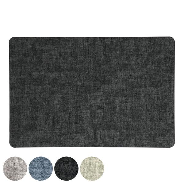 サイズ/約横45×縦30cm材質/ポリ塩化ビニル樹脂種類/シルバー、ブルー、ディープグレー、ミント生産国/中国製●カラーリングがおしゃれなプレイスマットです。●テーブルを汚れやキズから守ります。●シンプルなデザインで、来客用としてもおすすめ...