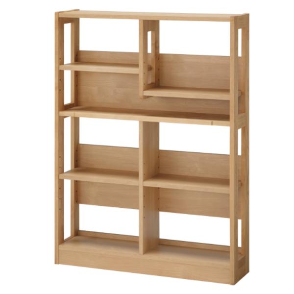 サイズ/約幅90×奥行23×高さ120.5cm重量/約18kg内容量/1台材質/側柱：アルダー材その他：プリント化粧合板自然塗装カラー/ナチュラル生産国/日本製組立状態/完成品梱包サイズ/幅93×奥行26×高さ123cmお届け梱包数/1個口...