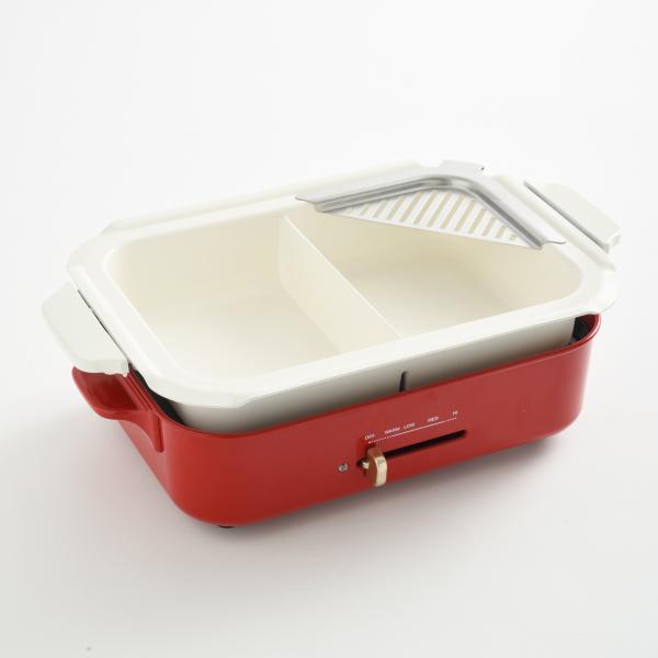 サイズ/約幅40.5×奥行24.2×高さ7cm重量/約920g容量/鍋容量（片方）：約800ml内容量/1個材質/本体：アルミニウム合金（内面セラミックコート）、フェノール樹脂、スチール湯切りパーツ：ステンレス鋼生産国/中国製●2つの味が楽...