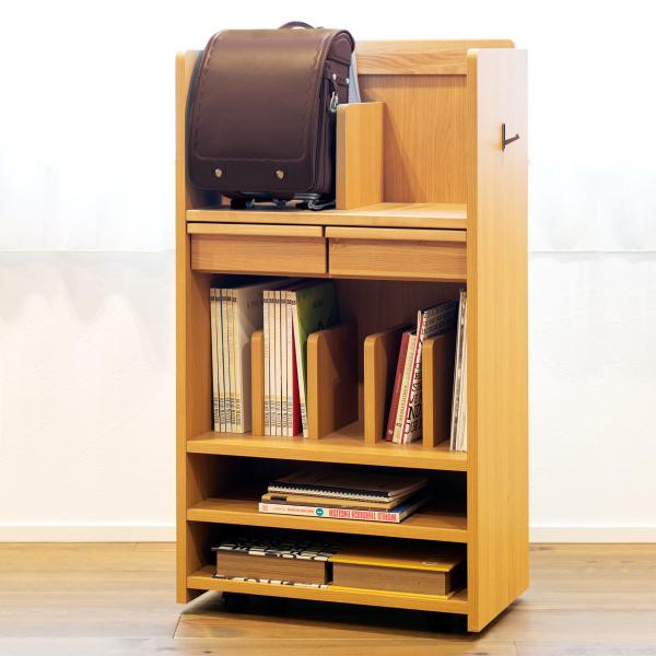 サイズ/約幅60×奥行35×高さ110cm重量/約22kg内容量/1台材質/プリント化粧合板・引出し前板等一部アルダー材・オイル塗装生産国/ベトナム製引き出し/2杯キャスター/付き引き出し1段あたり耐荷重/約0.5kg天板耐荷重/約20kg...