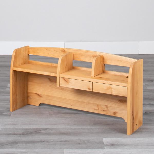 サイズ/約幅96×奥行22.3×高さ47.5cm内容量/1台材質/アルダー材オイル塗装生産国/中国製組立状態/完成品梱包サイズ/幅54×奥行29×高さ103cmお届け梱包数/1個口●お子様から大人まで幅広く、永くご愛用いただけるアルダー無垢...