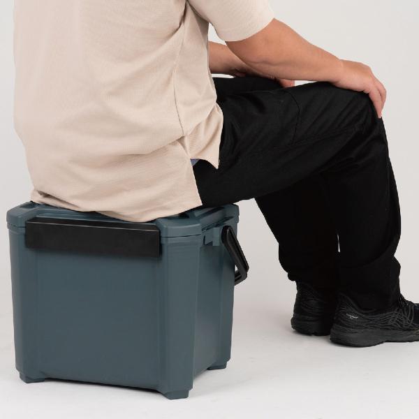 サイズ/外寸：約幅42.5×奥行33.3×高さ34cm内寸：約幅27.7×奥行20.7×高さ27.5cmハンドルを立てたときの高さ：約50.3cm重量/約2.5kg容量/約16L内容量/1個材質/本体・蓋・ハンドル：ポリプロピレンバックル：...