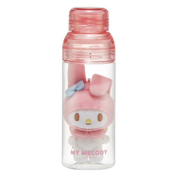 サイズ/本体：約直径6.7×高さ20cmマスコット：約幅6.2×奥行6.5×高さ13.1cm容量/約480ml内容量/1個（本体、マスコット）材質/本体上下：飽和ポリエステル樹脂蓋：AS樹脂飲み口蓋：ポリプロピレンパッキン：シリコーンゴムマ...