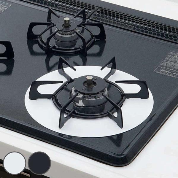 サイズ/直径：約24cm厚さ：約0.06cm内容量/3枚セット材質/スチール（塗装：ベラスコート）種類/ホワイト、ブラック生産国/日本製食器洗い乾燥機/使用可能対応サイズ/直径13cm未満のガスコンロ●五徳の下に敷くだけで、ガスコンロの焦げ...