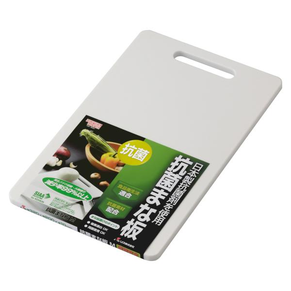 サイズ/約幅32×奥行20×高さ1cm重量/約588g内容量/1枚材質/ポリエチレン生産国/韓国製●いつでも清潔に使える抗菌仕様のまな板Mサイズです。●日本製の抗菌剤を使用しており、製品表面の細菌の繁殖を抑制します。●黄色ブドウ球菌、大腸菌...