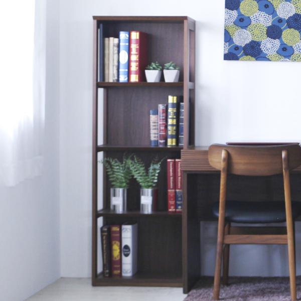 サイズ/約幅50×奥行31×高さ141cm重量/約13kg内容量/1台材質/天板：天然木工芸突板仕上げ：ウレタン塗装カラー/ウォールナット生産国/中国製棚板1枚あたり耐荷重/5kg組立状態/完成品梱包サイズ/幅52×奥行33×高さ143cm...