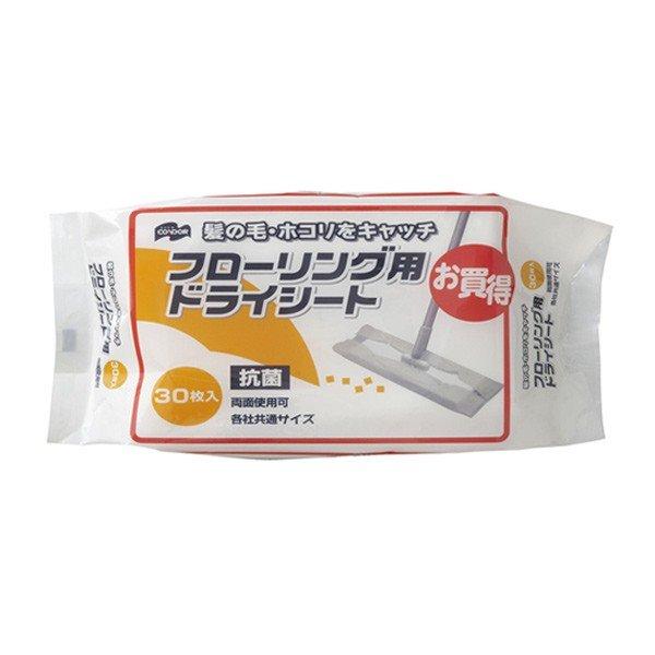 サイズ/内容量/30枚●どのメーカーのフローリングワイパーにも取り付けられる、ワイパー取り替えシート（ドライタイプ30枚入り）です。●フローリング以外にも畳のから拭きや壁・天井など、また、ベッドの下や家具の高いところのお掃除にも便利です。●...