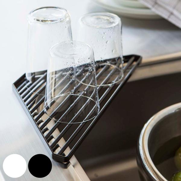 サイズ/約幅30×奥行15×高さ0.8cm重量/約320g内容量/1個付属品：クッション3個材質/スチール（ユニクロメッキ＋粉体塗装）種類/ホワイト、ブラック生産国/中国製耐荷重/約2kg●シンクの角が収納スペースに●コップの一時置きから水...