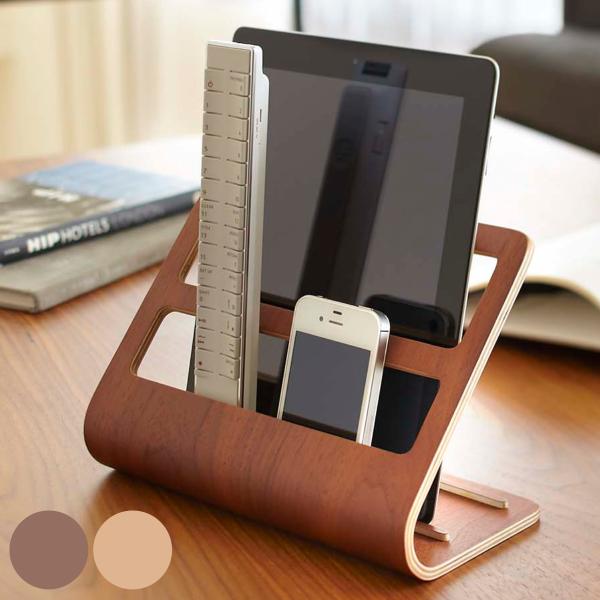 サイズ/約幅23×奥行12×高さ15.5cm内容量/1個材質/天然木積層合板種類/ナチュラル、ブラウン生産国/中国製●タブレットやリモコンの収納に便利なラックです。●こだわった角度がリモコンとタブレットを置きやすくし、使う動作を助けます。●...