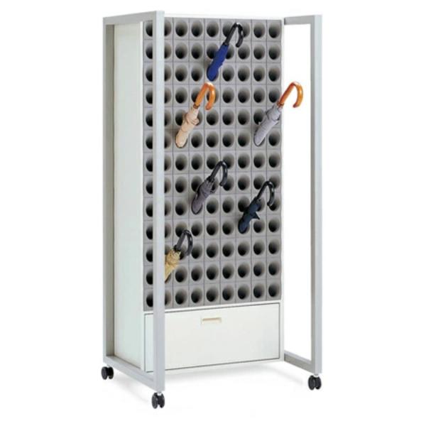 サイズ/約幅82.7×奥行65×高さ172cm重量/約54.8kg内容量/1台材質/本体：電気亜鉛メッキ鋼板にアクリル焼付塗装フレーム：スチール角パイプにアクリル焼付塗装シュート：ポリプロピレン（再生樹脂）受皿：ABS樹脂キャスター/付き●...