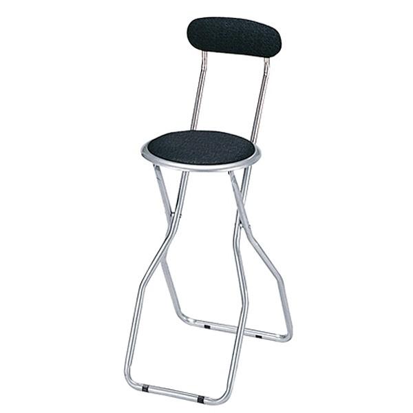 キッチンやカウンター周りで使える背もたれ付きのチェアです。コンパクトに折りたたみができるので持ち運びしやすいです。急な来客時にも大活躍します。シンプルなデザインなので様々なインテリアに馴染みます。【商品詳細】 サイズ/約幅35.5×奥行45...