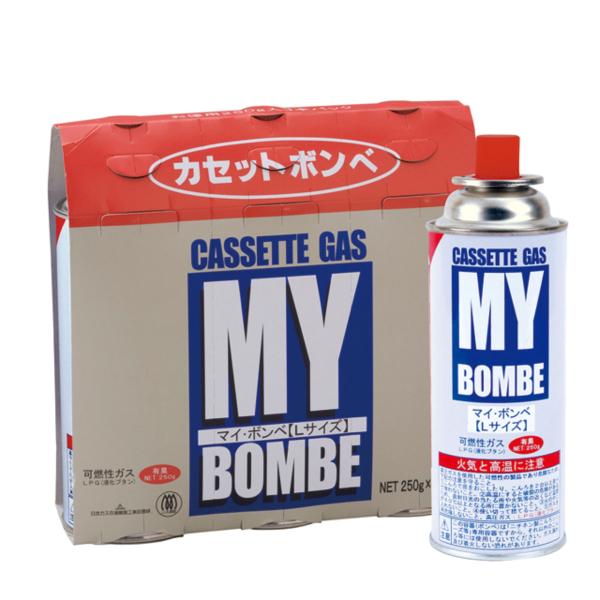 サイズ/ボンベ1本あたり：約直径6.8×高さ19.8(cm)容量/ボンベ1本あたり：250g内容量/3本(3本組×1セット)成分/可燃性ガス：LPG（液化ブタン）生産国/日本製●カセットコンロやカセットヒーターなどに使用できる、カセットボン...