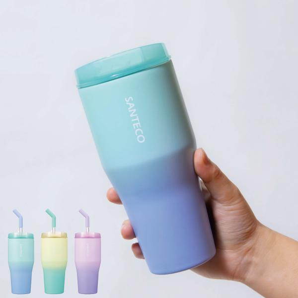 サイズ/約幅9×奥行8.7×高さ19.6cm重量/約300g容量/約670ml内容量/1個材質/内びん：ステンレス鋼外びん：ステンレス鋼（ポリエステル塗装）フタユニット：コポリエステル樹脂、ポリプロピレンストローユニット：コポリエステル樹脂...