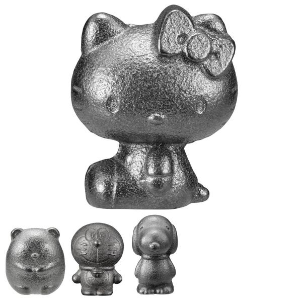 サイズ/ハローキティ：約幅4.1×奥行3.2×高さ5cmすみっコぐらし：約幅3.6×奥行3.7×高さ4cmドラえもん：約幅3.6×奥行3.6×高さ4.9cmスヌーピー：約幅2.9×奥行4×高さ5cm内容量/1個材質/鉄種類/ハローキティ、す...