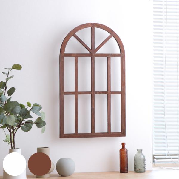 サイズ/約幅38×奥行2×高さ65cm内容量/1個材質/ウッド種類/ホワイト、ブラウン生産国/中国製●古びた風合いが魅力のウィンドウフレーム【L】です。●棚やカウンターに立て掛けたり、壁掛けやガーデンディスプレイにもおすすめです。●窓がない...