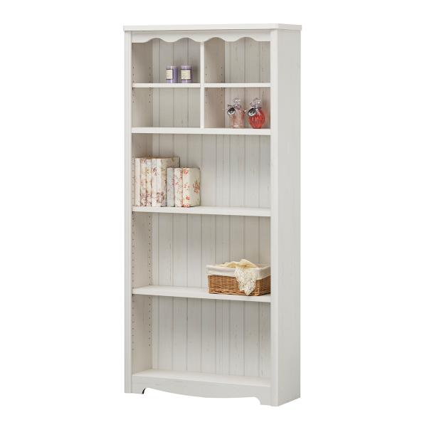 サイズ/約幅74.4×奥行25.8×高さ159.8cm内容量/1台付属品：可動棚大2枚、小2枚材質/プリント紙化粧繊維板生産国/ベトナム製棚板1枚あたり耐荷重/7kg組立状態/お客様組立品●やわらかい曲線が美しい、エレガントなオープンラック...