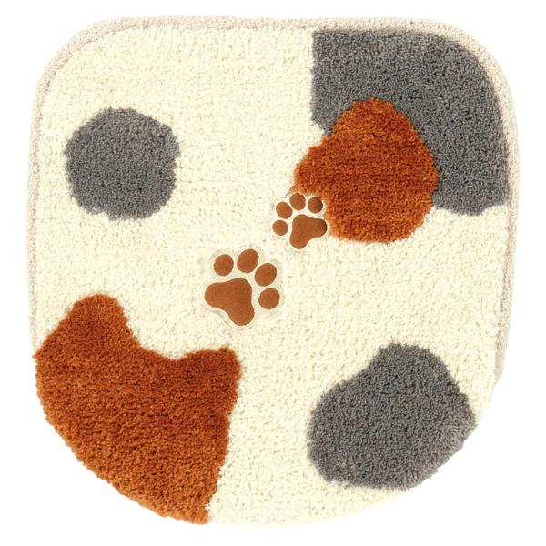 サイズ/洗浄暖房型普通型（O型・U型）兼用内容量/1枚材質/ポリエステル70％、アクリル30％生産国/中国製洗濯/洗濯機使用可能乾燥機/使用不可●天真爛漫な可愛らしい和にゃんこに癒される、トイレ蓋カバーです。●ミケ猫のまだら模様が表現されて...