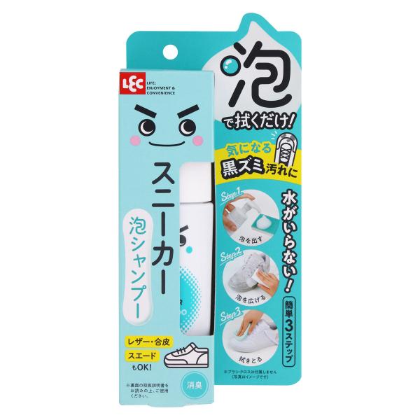 サイズ/約幅6×奥行5×高さ17.5cm容量/約150ml内容量/1個成分/界面活性剤（14％、アルキル硫酸エステルナトリウム、脂肪酸アルカノールアミド、ココイルグルタミン酸TEA）尿素、防腐剤、香料生産国/日本製●泡でスニーカーの汚れを拭...