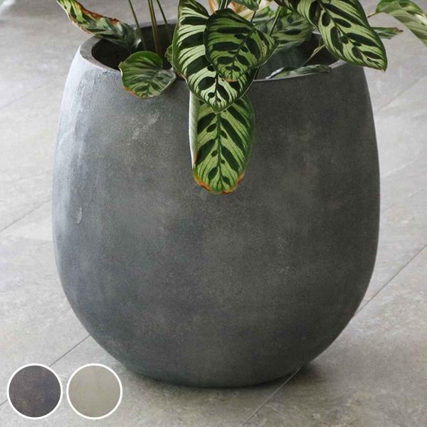 サイズ/外寸：約幅42×奥行42×高さ43cm直径：約35cm内寸：約高さ42cm内径：約32cm重量/約5.8kg容量/約27L内容量/1個材質/FRP(繊維強化プラスチック)ステイン系塗装種類/グレー、ホワイト生産国/中国製組立状態/完...