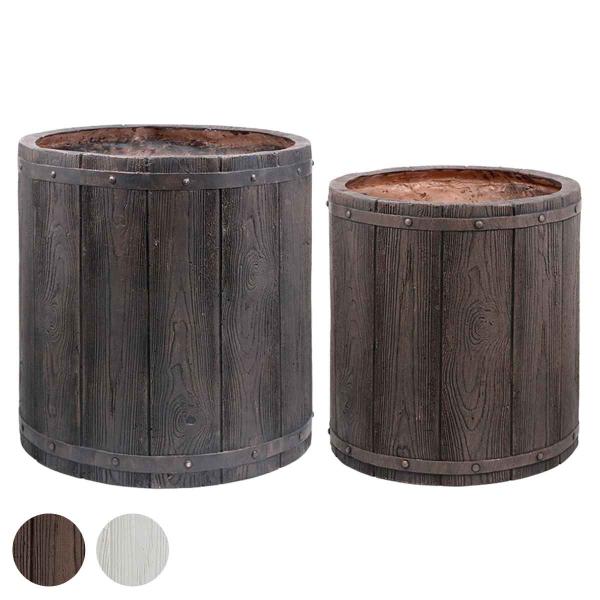 サイズ/【大】外寸：約直径48×奥行50×高さ48cm内寸：約直径41×高さ47cm【小】外寸：約直径38×奥行40×高さ38cm内寸：約直径32×高さ38cm重量/【大】約9.2kg【小】約6kg容量/【大】51L【小】25L内容量/2個...