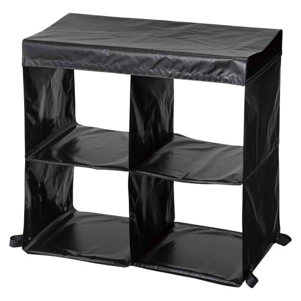 サイズ/約幅43×奥行77.5×高さ72cm重量/約3kg内容量/1枚材質/PVC（基布ポリエステル）生産国/日本製●客室カートに取り付けて使用する補充用仕切り棚です。●区画ごとに分けて整理しやすいです。●多種類をまとめて運べるので、スムー...