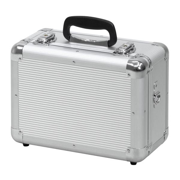 サイズ/約幅32.7×奥行17.6×高さ25.8cm重量/約1.6kg内容量/1個付属品：仕切り板×1枚、カギ×2個、ベルト×1本材質/アルミニウム・MDF・EVA耐荷重/収納物：約10kg組立状態/完成品●軽くて丈夫なアルミニウム製の収納...