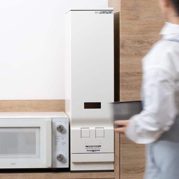 サイズ/約幅21×奥行38.5×高さ79cm重量/約5kg容量/米収納量：約33kg受皿容量：約6合計量方式：1合／2合内容量/1台付属品：取扱説明書材質/本体：鋼板（樹脂焼付塗装）フタ・計量装置・米受け・前面板：ポリスチレン無洗米アタッチ...