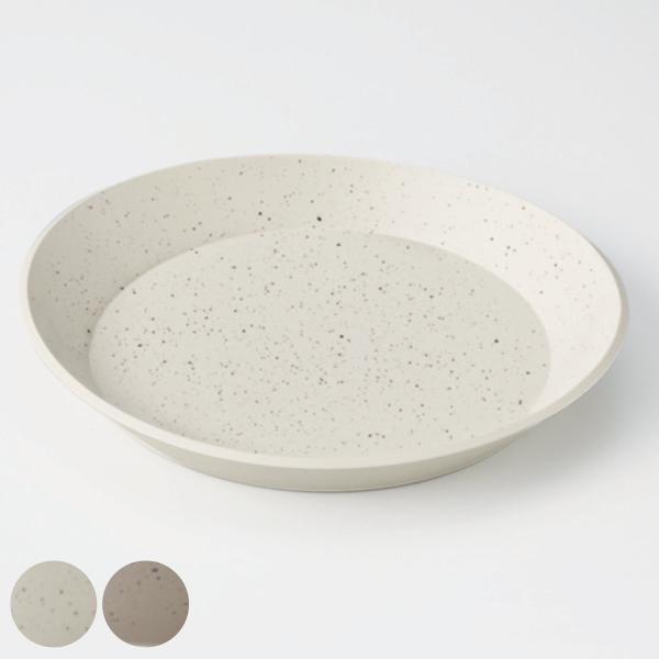 サイズ/約幅21.3×奥行20.3×高さ2.4cm重量/約170g内容量/1枚材質/PET、ABS樹脂ウレタン塗装種類/アイボリー、グレー生産国/日本製食器洗い乾燥機/使用可能電子レンジ/使用可能スタッキング/可能●天然石のような表情を楽し...