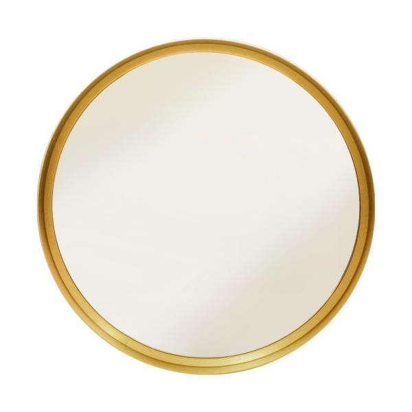 サイズ/直径：約26.2cm厚み：約3.8cmミラー部分：直径約24.6cm重量/約640g内容量/1枚材質/主材：アルミニウム3mm厚銀引きミラー（飛散防止加工）MDF生産国/日本製●円形フォルムが空間に柔らかさを添え、壁面を上品に引き立...