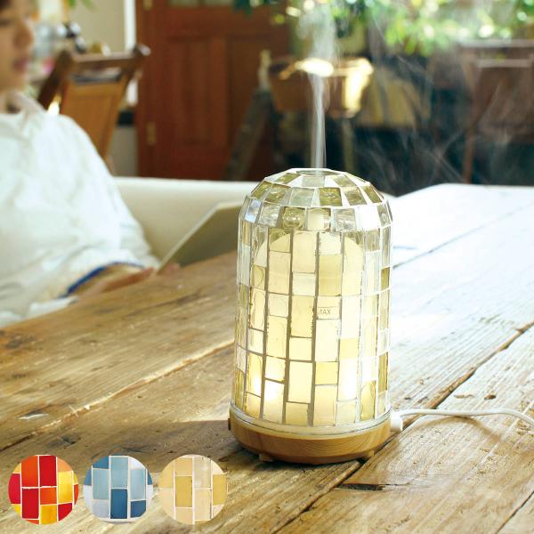 サイズ/約高さ16cm直径：約9.4cm重量/約600g容量/約100ml内容量/1個付属品：USB電源接続コード（Type-C）、取扱説明書兼保証書材質/本体：ABS水タンク：PPガラスシェード：石膏、ガラス種類/レッド、ブルー、ホワイト...