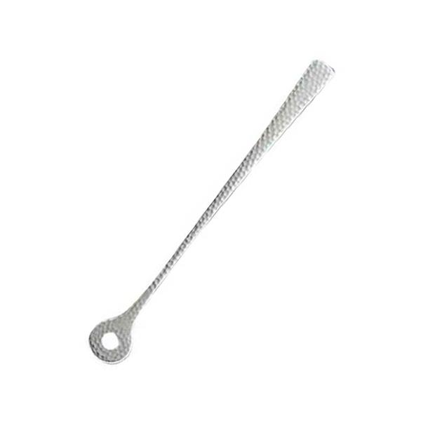 サイズ/約横2.1×縦18cm内容量/1本材質/18-8ステンレス食器洗い乾燥機/使用不可電子レンジ/使用不可●ステンレス素材に槌目模様を施したマドラーです。●光をやわらかく反射し手仕事の温もりを感じられます。●シンプルながら存在感のあるデ...