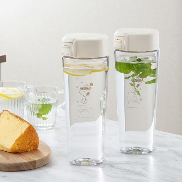 サイズ/約幅9.2×奥行9.2×高さ25cm重量/約235g容量/約1.2L内容量/1個材質/本体：AS樹脂フタ：ポリプロピレン中栓、ロック、スライドロック：ABS樹脂パッキン部：熱可塑性エラストマーロックバネ：ステンレススチール生産国/日...