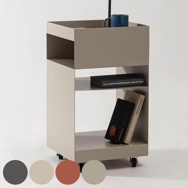 サイズ/約幅35×奥行35×高さ62.5cm重量/約10kg内容量/1台材質/スチール（粉体塗装）種類/ベージュ、ダークグレー、オレンジ、ペールグリーン生産国/中国製耐荷重/20kg組立状態/お客様組立品梱包サイズ/約幅39×奥行39×高さ...