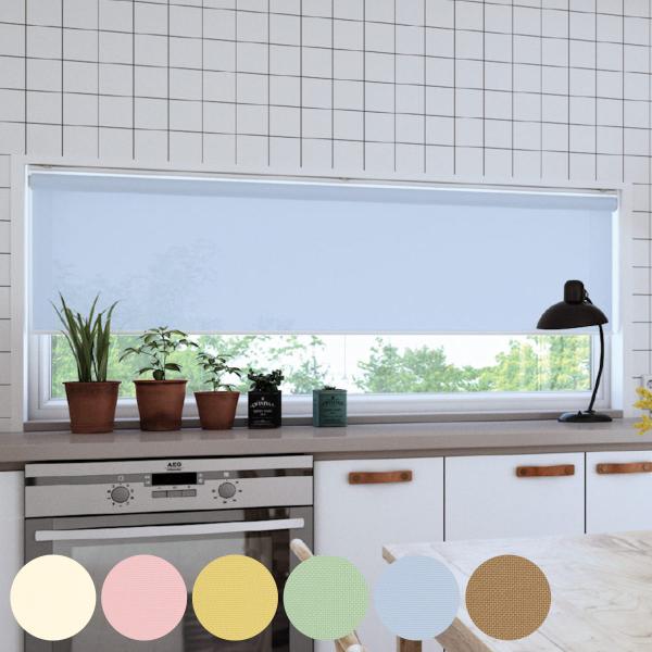 サイズ/約幅170×高さ180cm内容量/スクリーン1枚付属品：取付金具一式材質/生地：ポリエステル100％種類/アイボリー、ピンク、イエロー、グリーン、ブルー、ブラウン生産国/日本製洗濯/不可乾燥機/使用不可屋内・屋外/屋内用●リビングの...