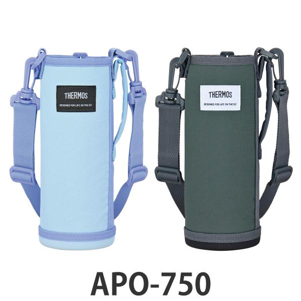 サイズ/約幅8.5×奥行8.5×高さ21.5cm内容量/1個材質/外生地・内生地：ポリエステルクッション：発泡ポリエチレン種類/ライトブルー、グレー生産国/中国製●サーモスのケータイマグの持ち運びに便利なポーチです。●ボトルの傷付きを防止す...