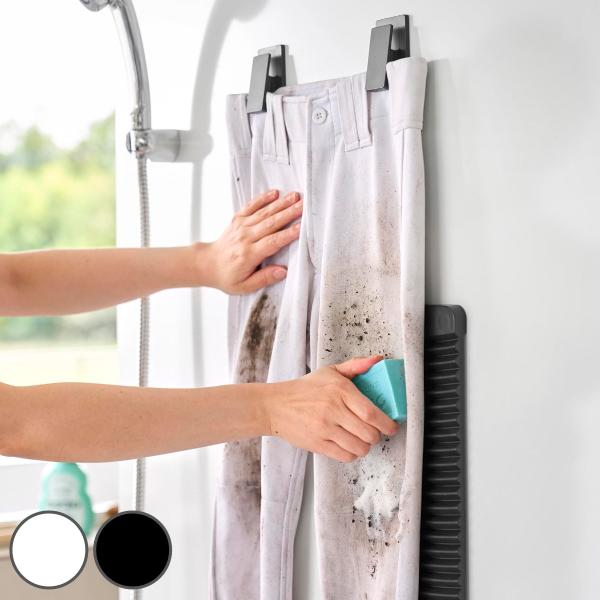 サイズ/約幅17×奥行1.4×高さ36cm重量/約465g内容量/洗濯板×1、クリップ×同色4個セット材質/洗濯板：ポリプロピレン、ネオジムマグネット緩衝材：シリコーンゴムクリップ×4：ABS樹脂、マグネット滑り止め：シリコーンゴムバネ：鋼...