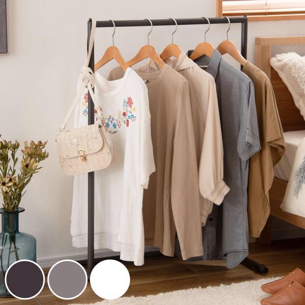 サイズ/約幅61×奥行36×高さ90cm重量/約2kg内容量/1台材質/スチール (粉体塗装)種類/ダークグレー、グレー、ホワイト生産国/中国製耐荷重/35kg組立状態/お客様組立品●衣類をハンガーに掛けるだけで見た目も使い勝手もすっきり整...