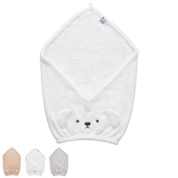 サイズ/約幅35×奥行48×高さ3cm頭囲：約44〜75cm重量/約82g内容量/1個材質/ポリエステル、ナイロン種類/イヌ、シロクマ、ネコ原産国/中国洗濯/手洗いのみ可能●吸水力抜群のマイクロファイバーを使用した、アニマルモチーフのヘアタ...