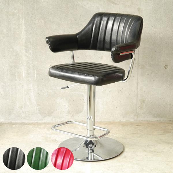 サイズ/約幅59×奥行60×高さ95〜117cm座面高：62〜84cm重量/約9.5kg内容量/1脚材質/PU生地、スチール種類/ブラック、グリーン、レッド生産国/中国製耐荷重/約80kg組立状態/お客様組立品梱包サイズ/約幅59×奥行55...