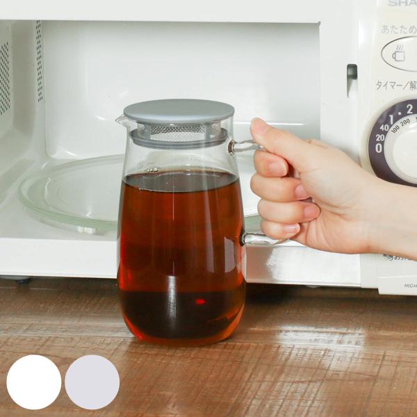 サイズ/約幅10.3×奥行15×高さ18.3cm重量/約418g（個箱含む）容量/約1L内容量/1個材質/本体：耐熱ガラスフタ・フィルター：ポリプロピレンパッキン：シリコーンゴム種類/ホワイト、ダークグレー生産国/日本製食器洗い乾燥機/使用...