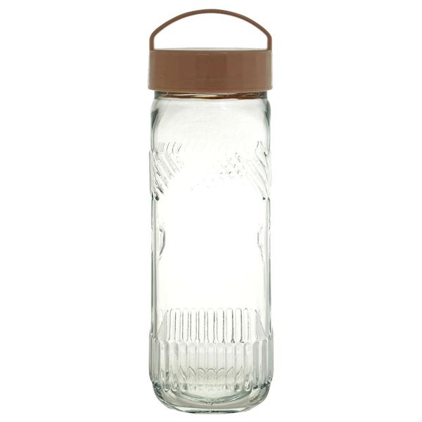 サイズ/約幅9.5×奥行9.5×高さ32.5cm容量/約1.8L内容量/1個（フタ付き）材質/本体：ソーダガラス生産国/中国製食器洗い乾燥機/使用不可●角型でスリムなデザインで、日常的に使いやすいぷち漬けスリムです。●1.8Lの大容量で梅酒...