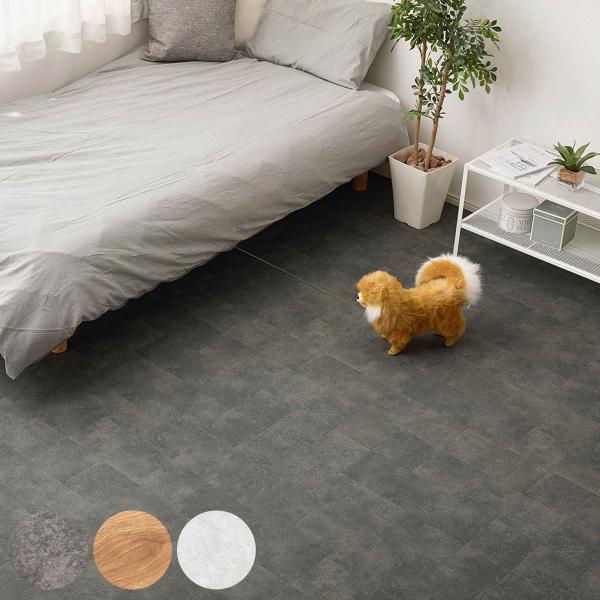 サイズ/約横91×縦352cm厚さ：約0.23cm内容量/4枚付属品：滑り止めシート8枚組×4材質/表面:塩化ビニル裏面：ガラス繊維不織布種類/クレイブロック、オーク、モルタル生産国/日本製床暖房/ホットカーペット/対応●ペットにやさしい快...