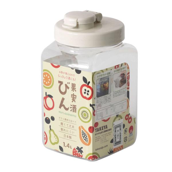 サイズ/約幅10.2×奥行9.4×高さ19.2cm重量/約124g容量/約1.4L内容量/1個材質/本体：PETフタセット：ポリプロピレンガス抜き弁・パッキン：シリコーンゴム生産国/日本製パーツ別耐熱温度/本体：60度フタセット：120度ガ...