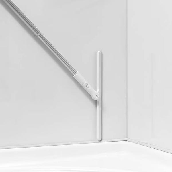 サイズ/約幅24×奥行2.7×高さ87.5cm全長約34〜87ｃｍ水切り幅：約24ｃｍ重量/約100g内容量/1個材質/ヘッド：ABS樹脂水切りゴム：シリコーンゴム柄：アルミ生産国/中国製適合品番/FX-SQB06●引っ張るだけで簡単に伸び...